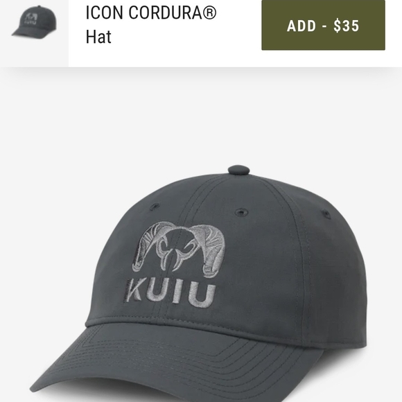 KUIU | Accessories | Kuiu Icon Cordura Hat Gunmetal Grey | Poshmark